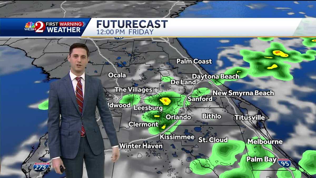 Rainy day Friday leading to wet weekend