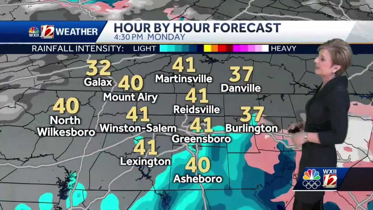 WATCH: Slick AM Commute, Light Wintry Mix Monday