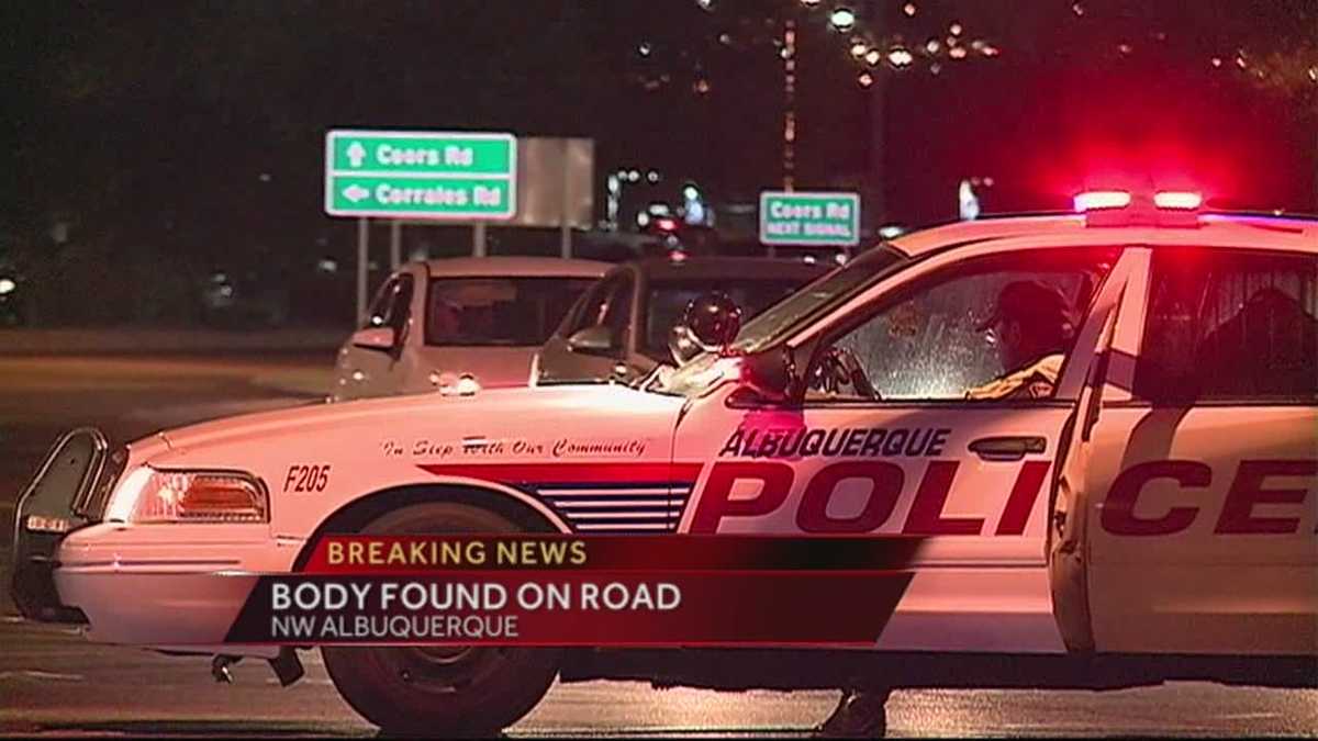 Dead body found in middle of Coors Bypass