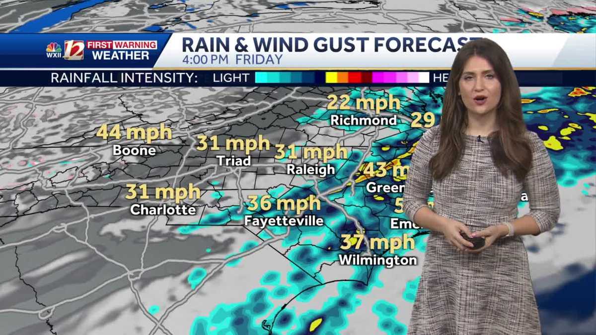 WATCH: Windy Friday With Tumbling Temperatures