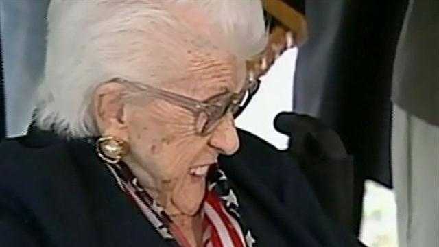 State's oldest female vet, 104, honored