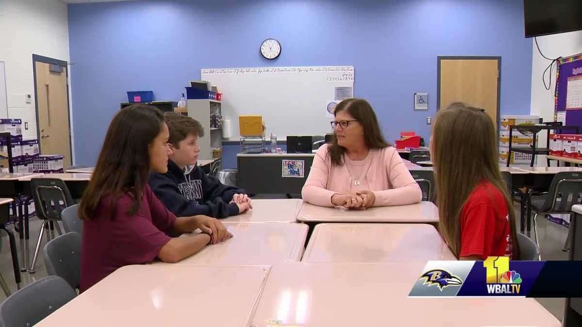 Bennett Middle School Honor Society students to sit in Ravens Honor Row