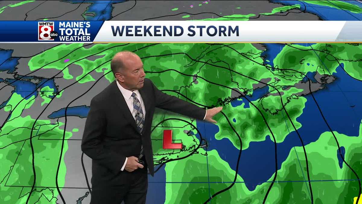 Tracking a wet and windy weekend rainstorm