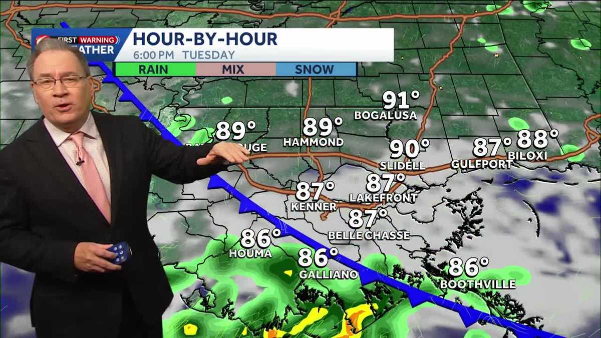 A warmer Sunday with increasing rain chances next week