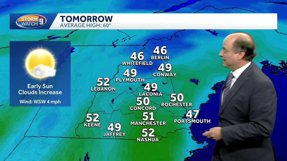NH forecast video: Below-average temperatures continue