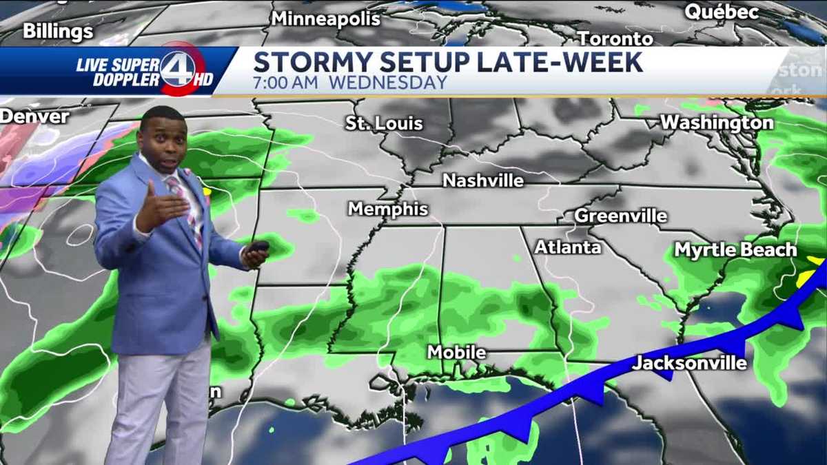 Videocast: Stormy Late Week