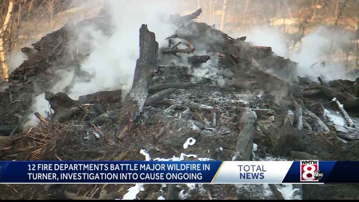 Wildfire burns about 12 acres of Maine woods