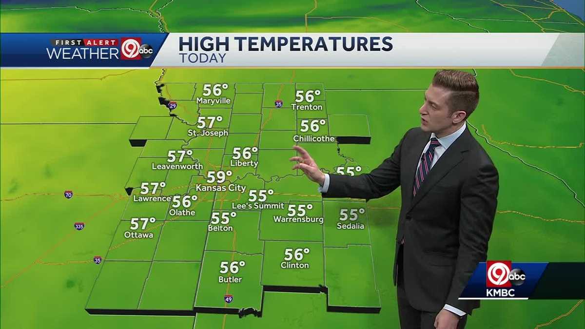 Warmer Monday, clouds increasing Tuesday