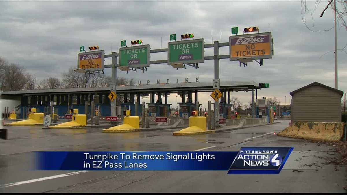 Pennsylvania Turnpike getting rid of E-ZPass traffic signal lights