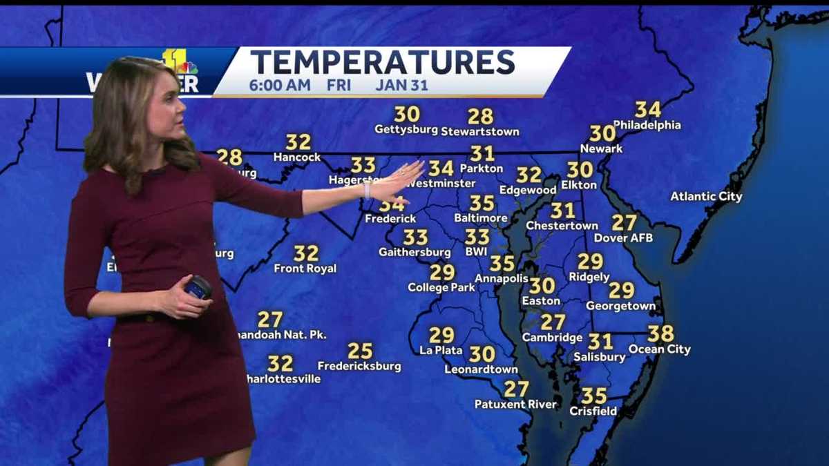 Light rain in forecast Friday