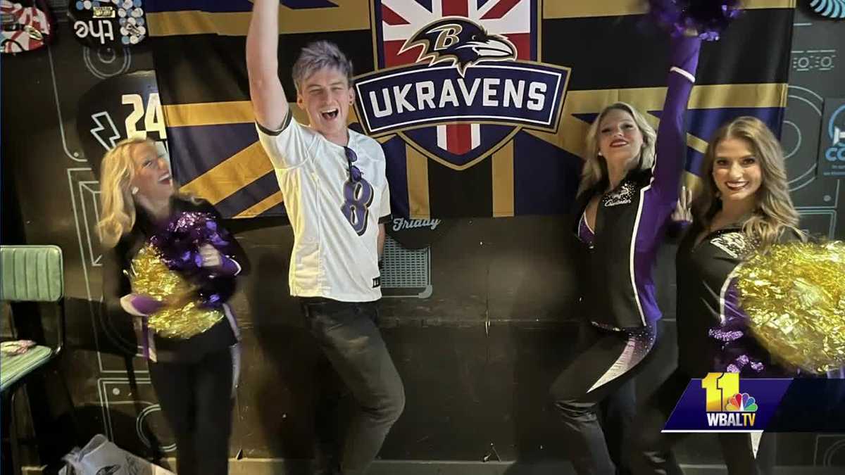 The Ravens flock from overseas to see Baltimore in the playoffs