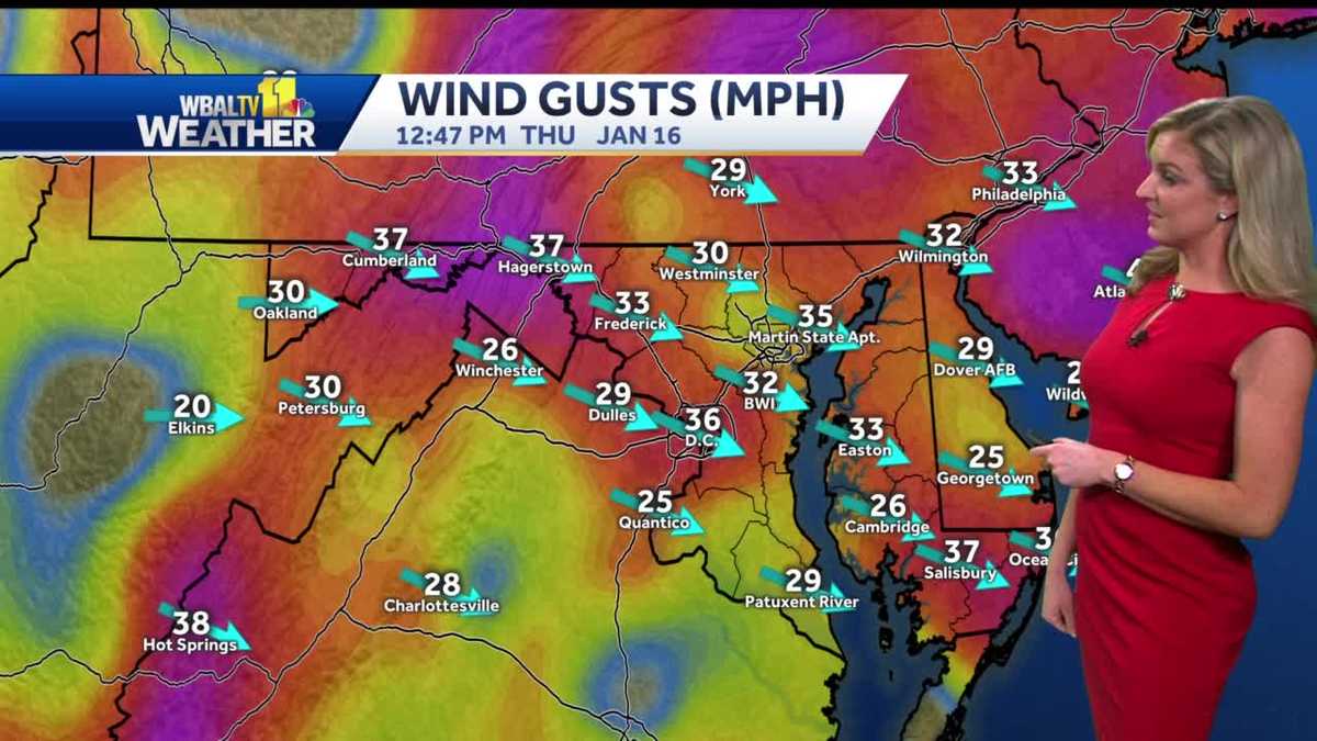 Wind advisory in affect Thursday