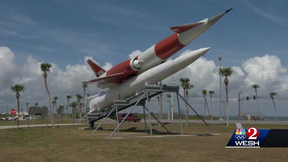 Navaho missile restored, put on display in Cape Canaveral