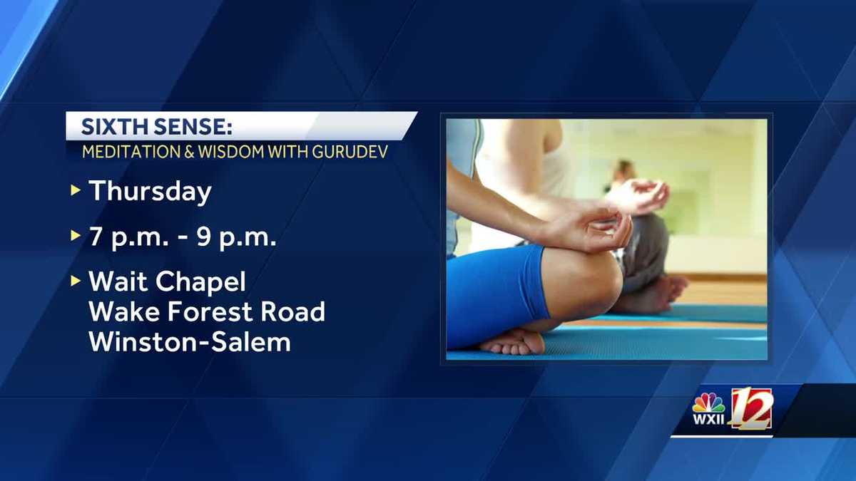 An evening of wisdom and meditation coming to Wait Chapel