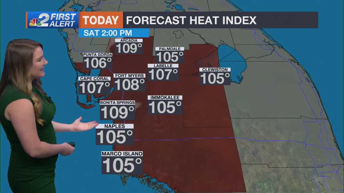 Southwest Florida has a toasty hot weekend ahead