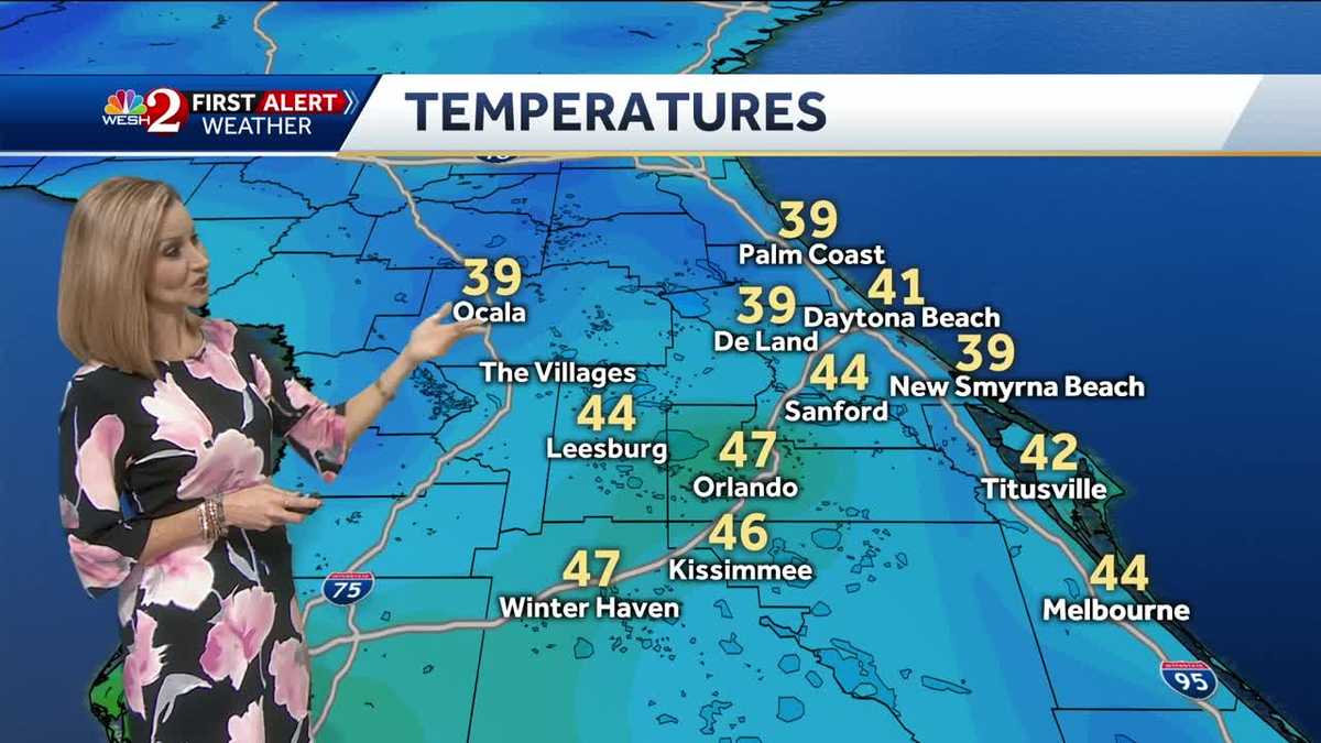Cold Wednesday morning ahead