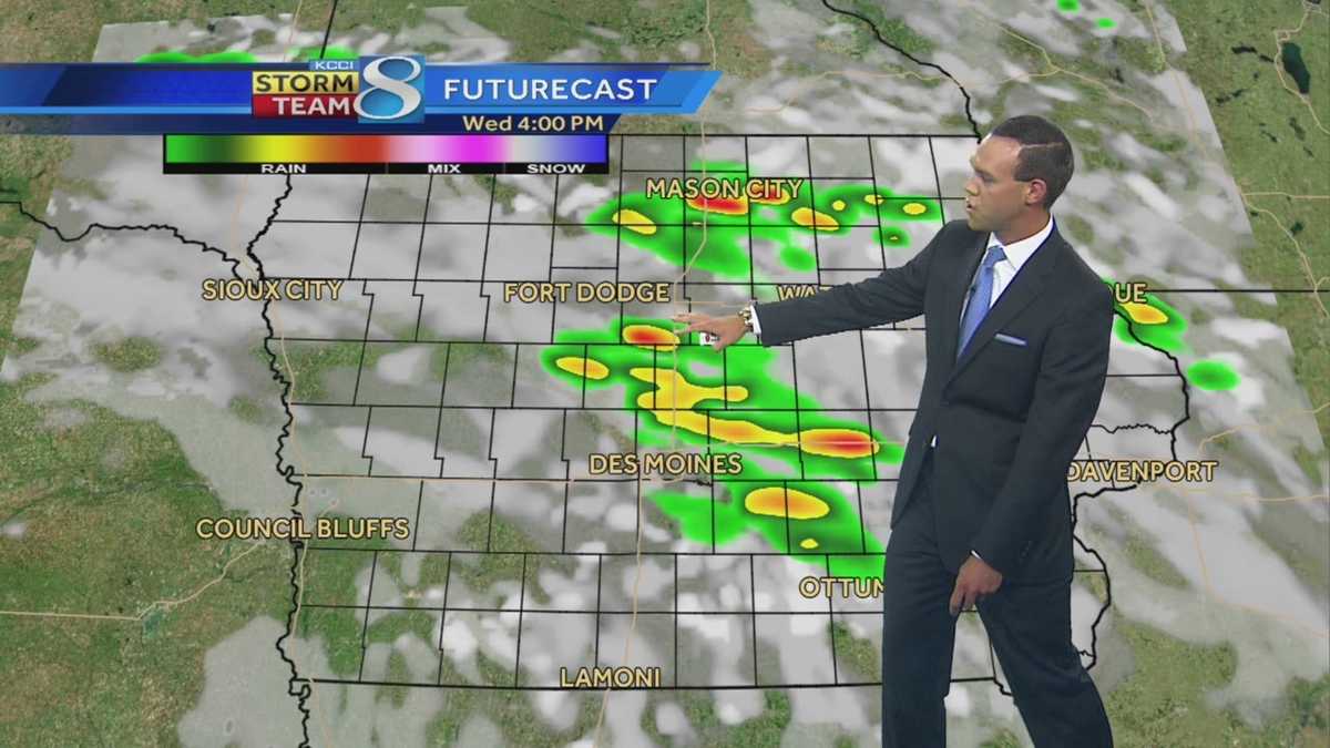 Here's when to expect storms on Wednesday
