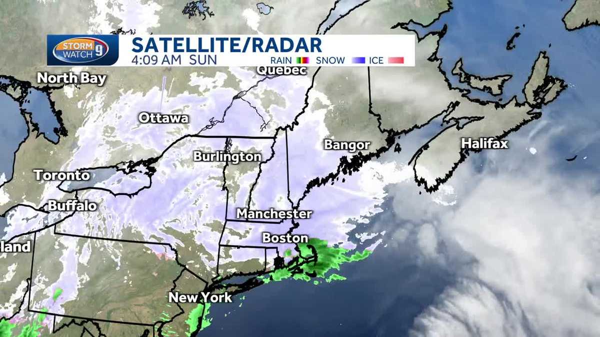 NH forecast: Hour by hour forecast of first snowstorm of season