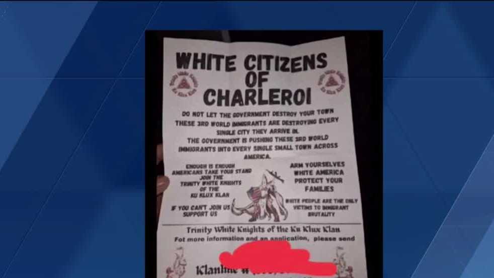 Charleroi Haitian immigrants targets of racist flyer call to arms