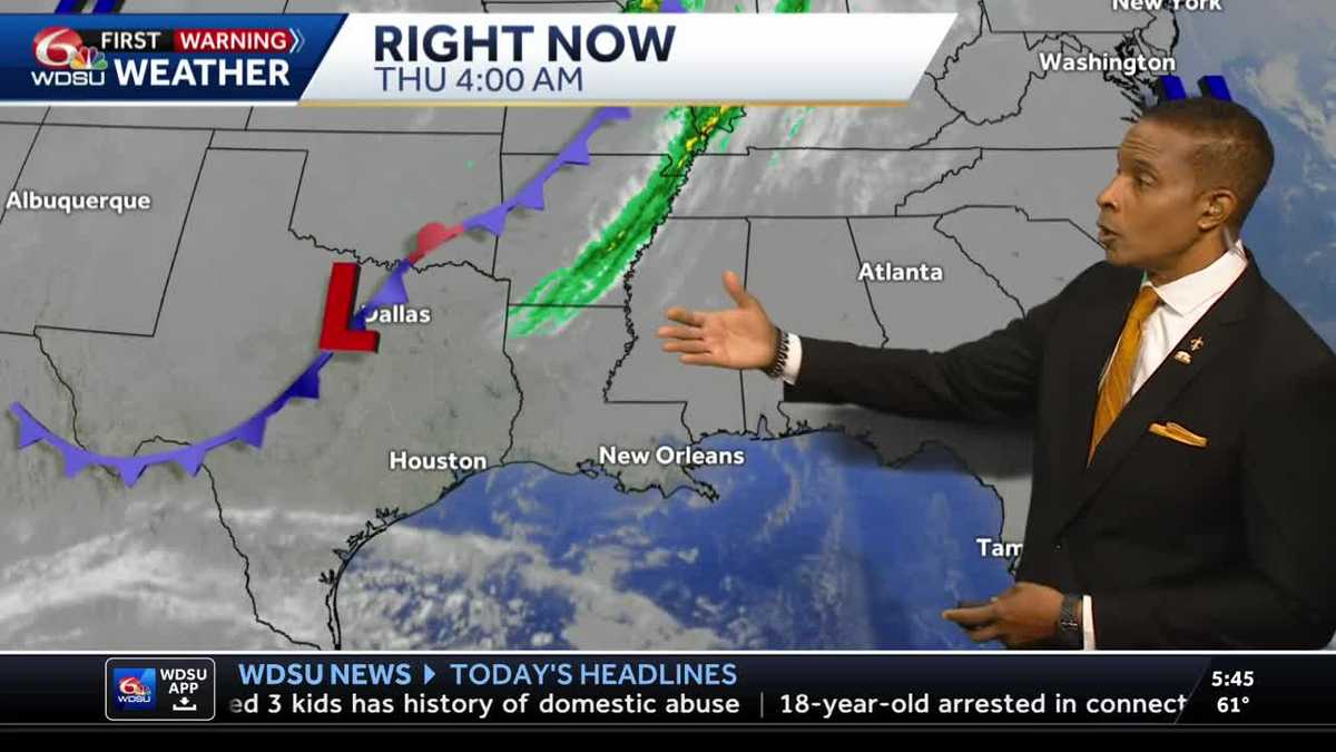 A cloudy and warm Thursday