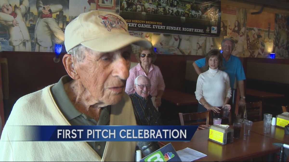 Man celebrates 104th birthday by throwing first pitch in Stockton