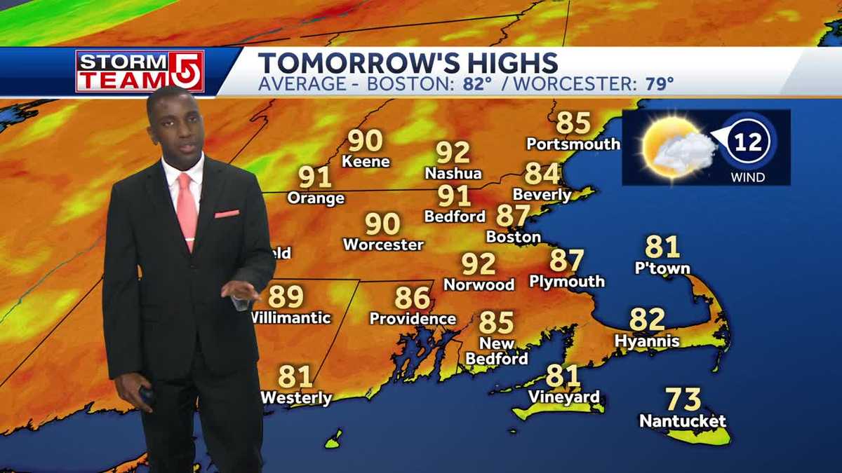 Video: Early morning fog; Hot, humid afternoon