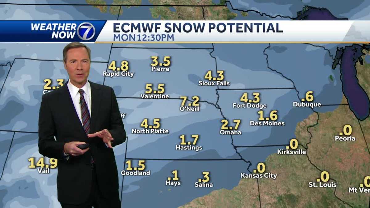 Sunday snow possible