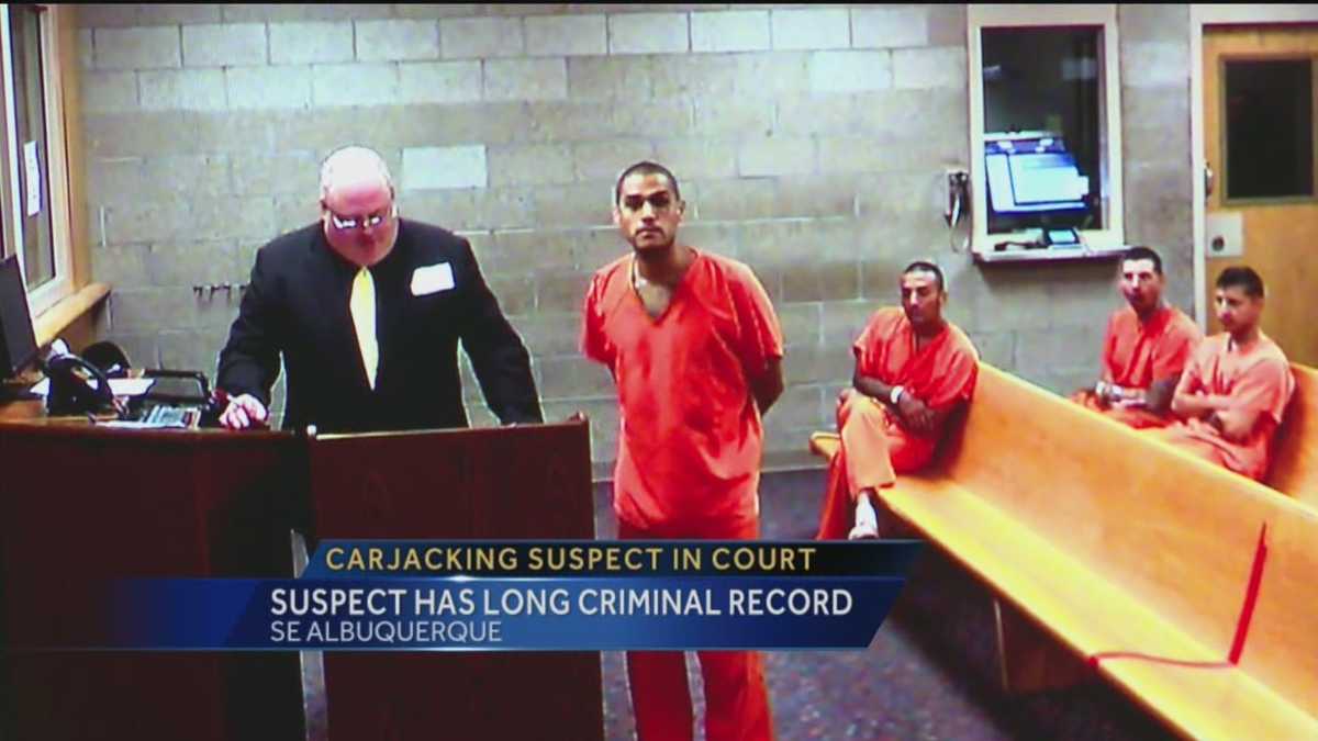 Carjacking suspect has long criminal record