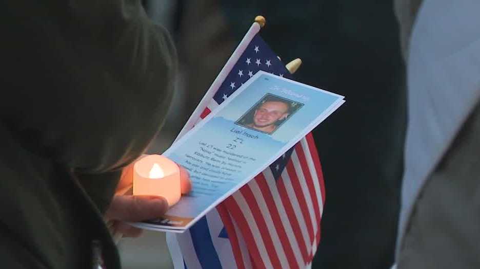 Vigil held to honor the victims of the Oct. 7 attack