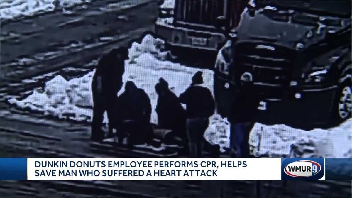 Dunkin' Donuts worker helps save man with CPR