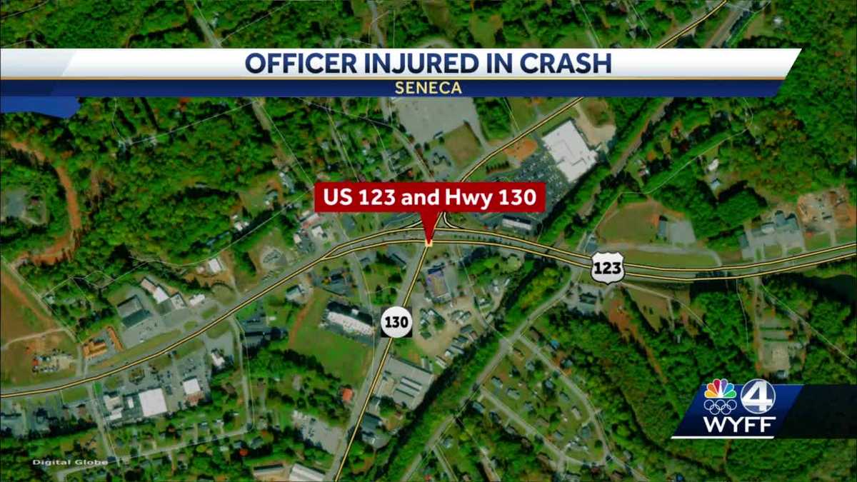 Seneca police officer, another driver taken to hospital after crash ...