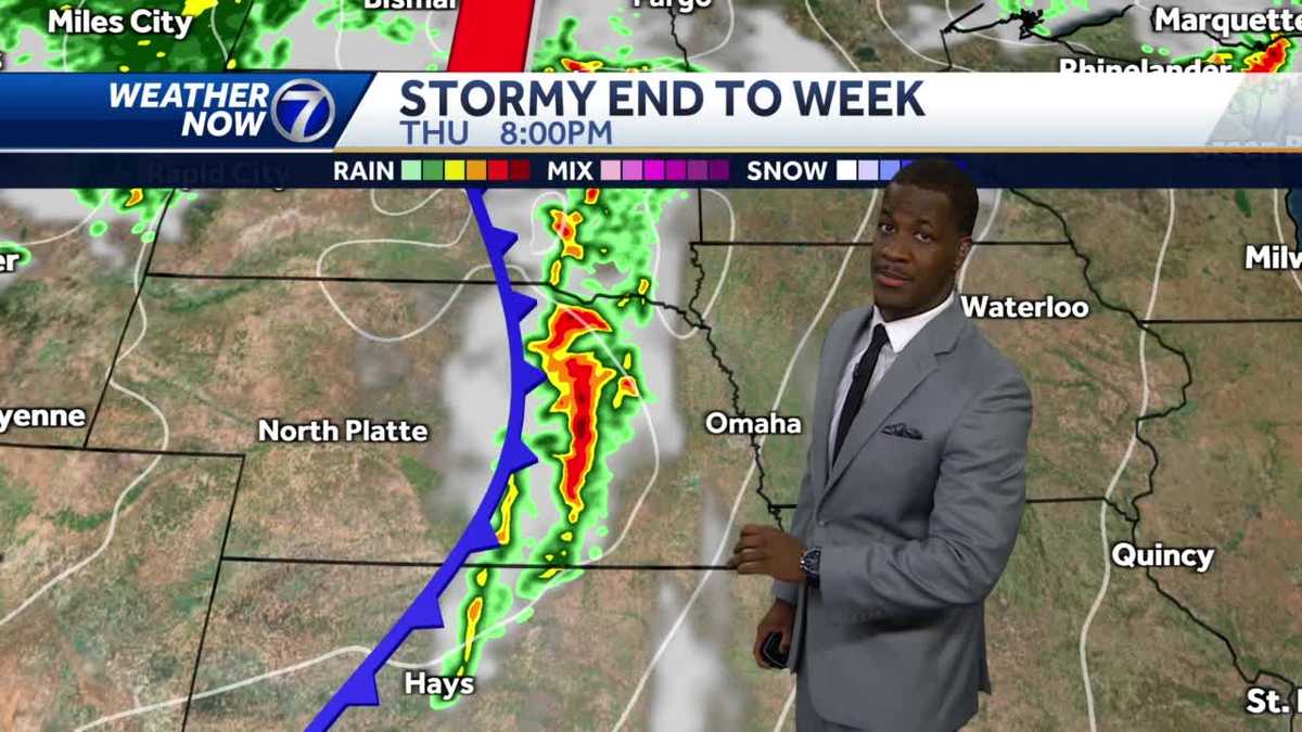 High heat ending with storm chances