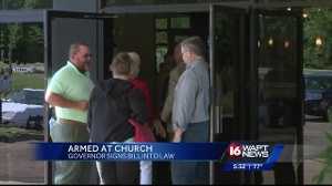 Guns allowed in churches