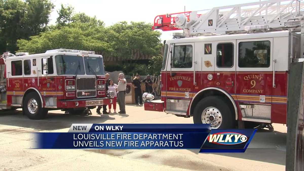 Louisville Fire Department unveils new fire trucks