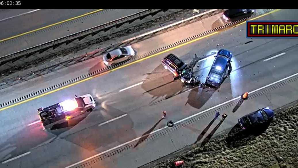 I-64 West at Gene Snyder reopens following multi-vehicle crash