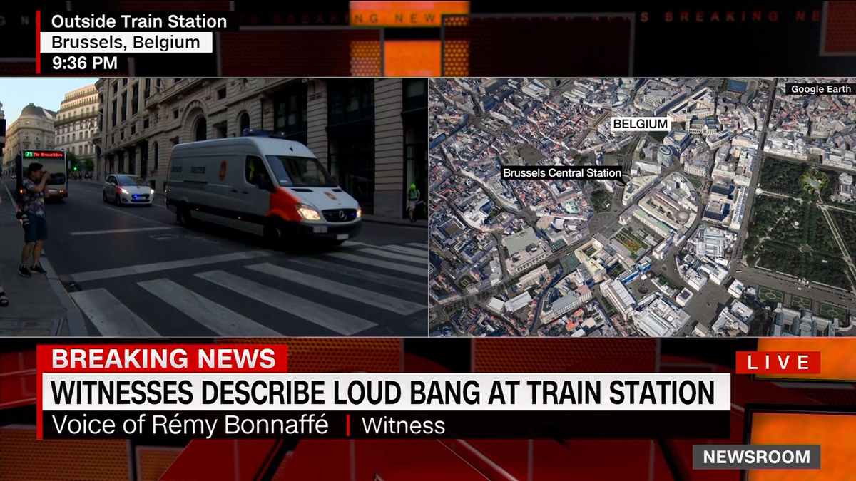 Brussels: Witness on the train station explosion