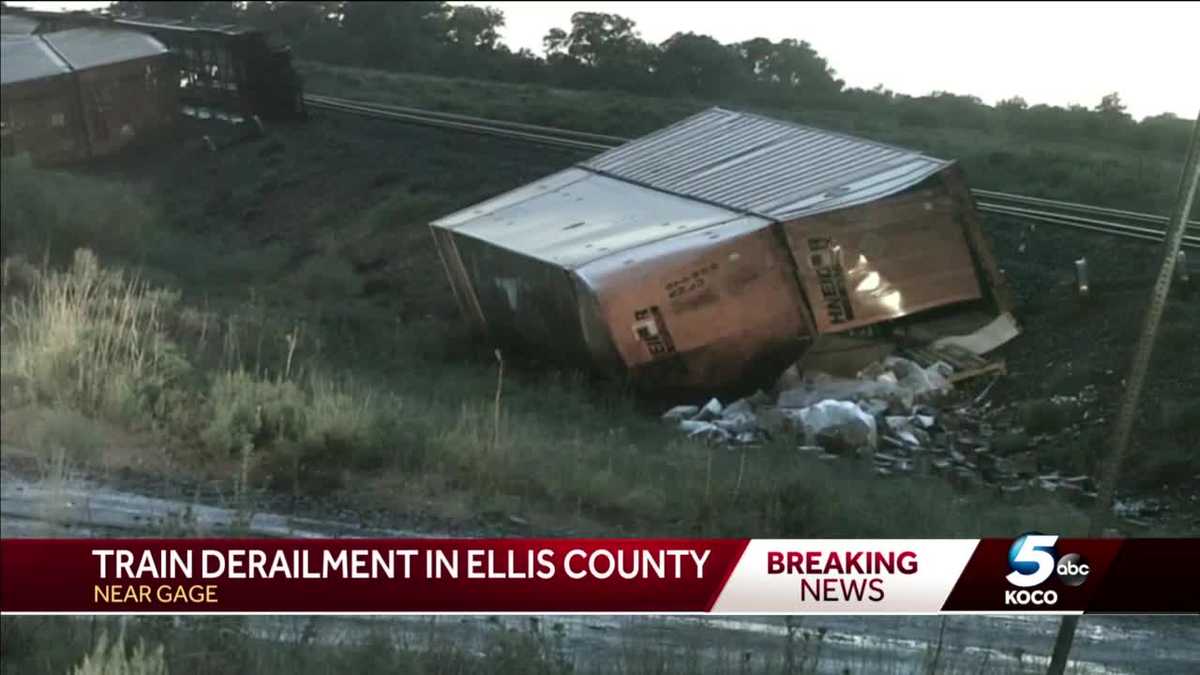 Strong winds ‘likely’ toppled train in western Oklahoma