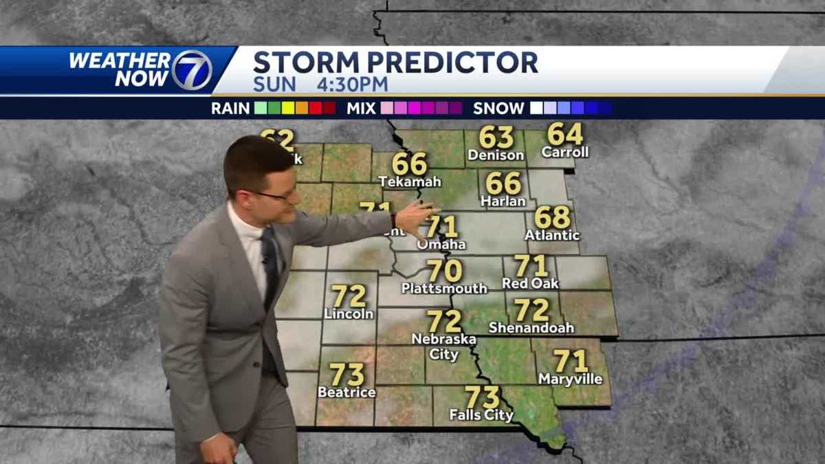 Omaha morning weather forecast for Sunday, April 2