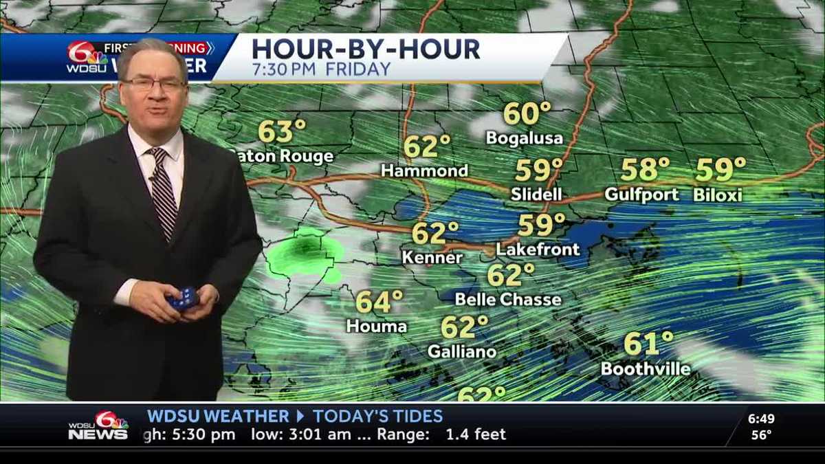 Rain coming for the holiday weekend
