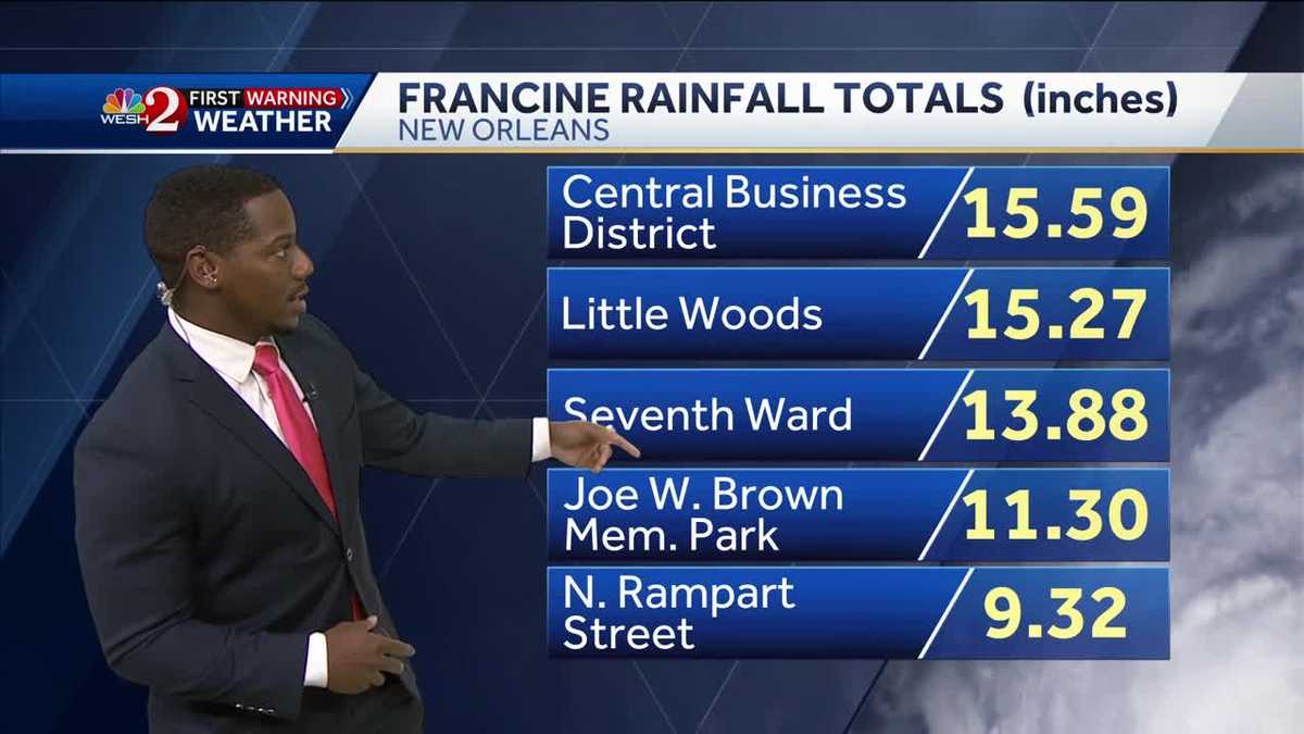 Francine live tracker: ﻿Latest maps, spaghetti models