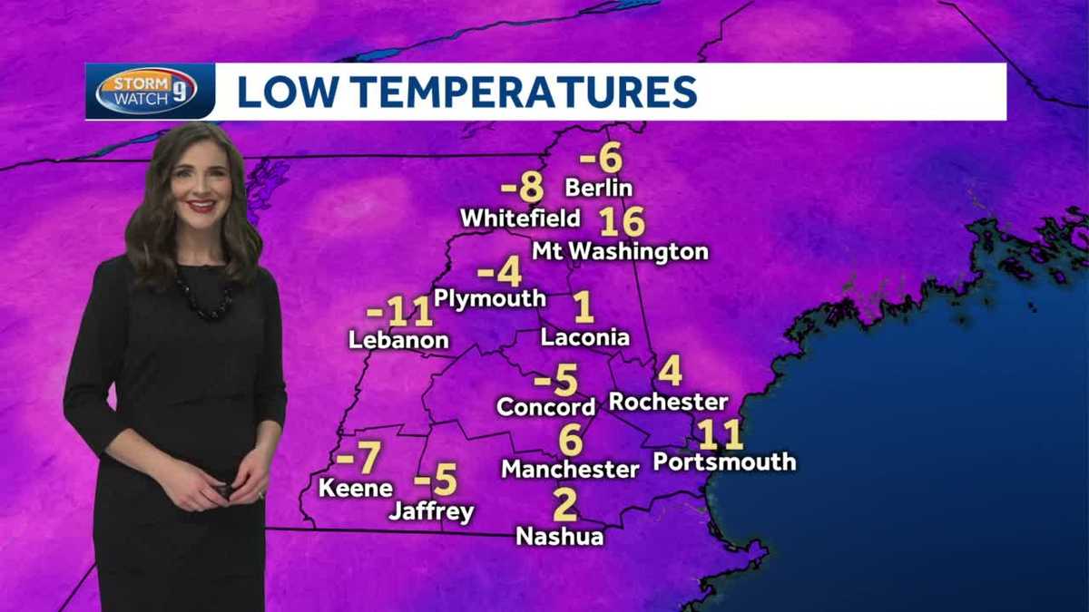 Watch: Bitter cold Saturday morning