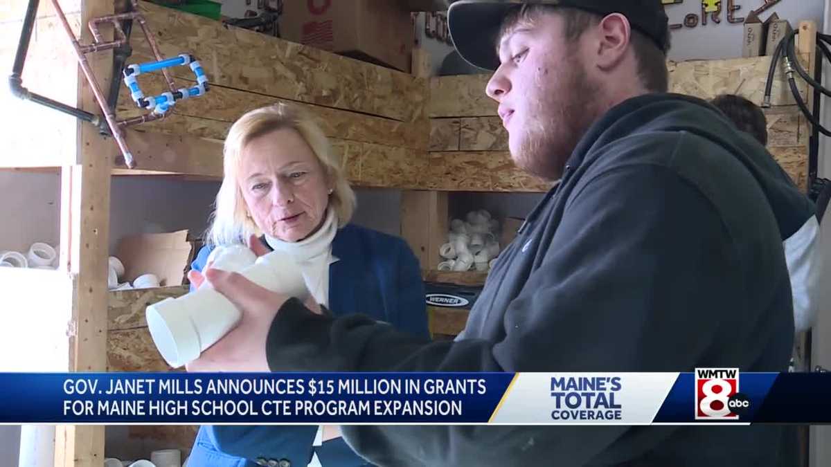 Gov. Janet Mills announces $15 million in CTE grants