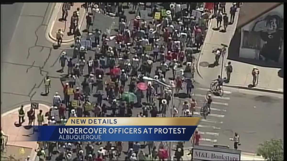 New details: Undercover officers at protest