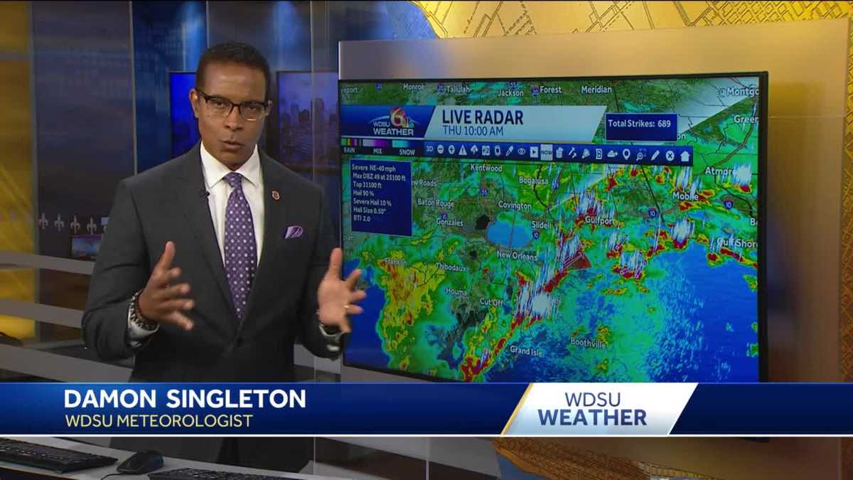 A warm and stormy Thursday