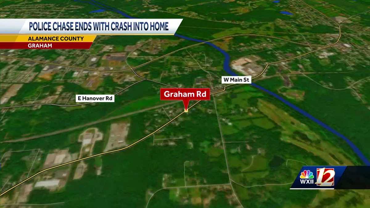 North Carolina: Man initiates car chase, crashes into home,