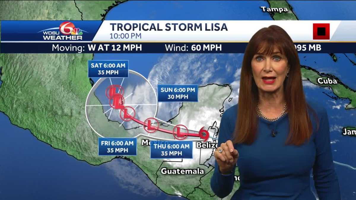 Lisa will move into SW Gulf
