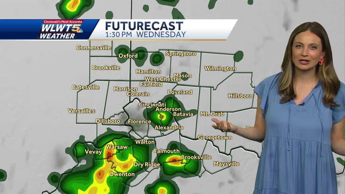 A cold front brings storms Wednesday