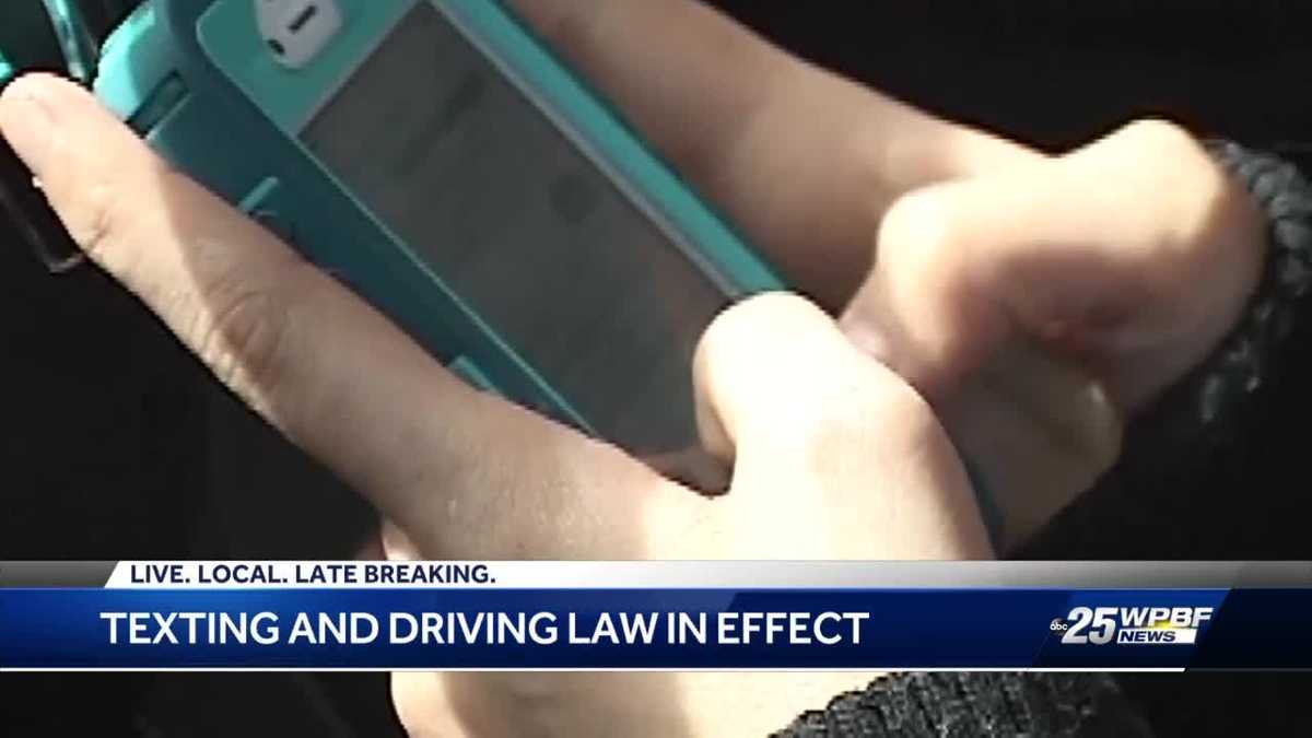Texting while driving ban goes into effect in Florida