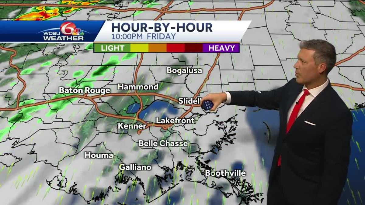 New Orleans weekend forecast storms severe weather