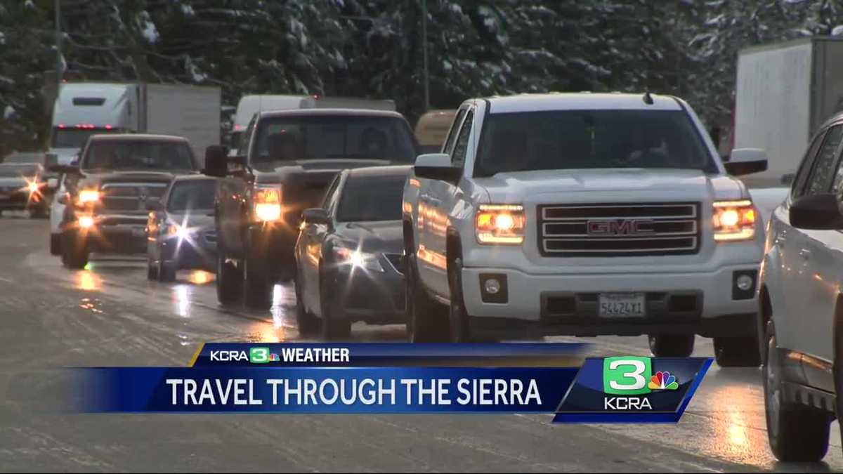 Sierra traffic slow-going for drivers heading home